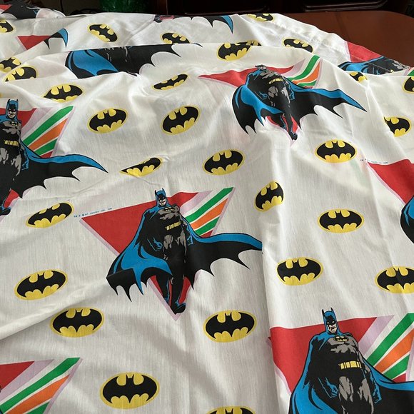Vintage | Bedding | Vintage Batman Flat Sheet Dc Comics | Poshmark